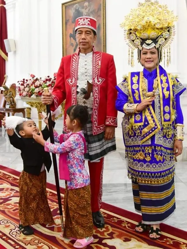 7 Potret Presiden Jokowi Dalam Baju Adat Di Upacara 17 Agustus Dari
