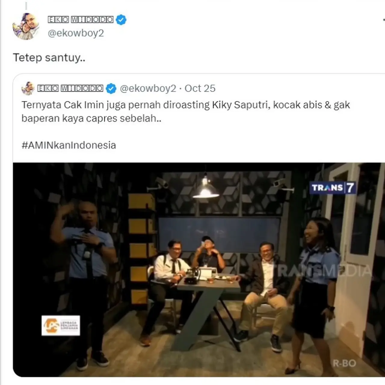 Viral Video Lama Cak Imin Tertawa Ngakak Di-roasting Kiky Saputri Saat Disindir Soal Janji ...