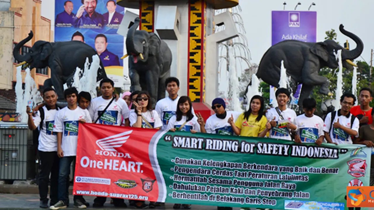 HSRC Lampung Gelar Safety Riding Campaign - Citizen6 Liputan6.com