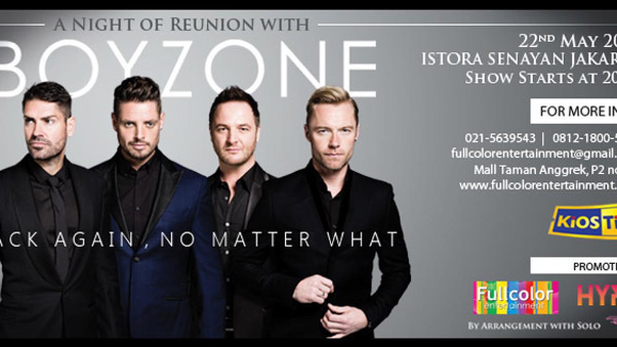 Nikmati Nostalgia Bersama Boyzone dalam A Night of Reunion - Lifestyle ...