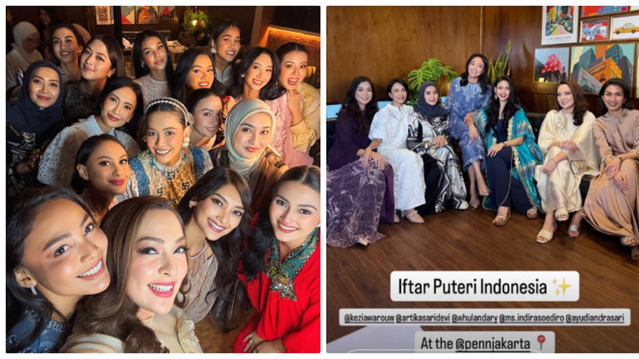 6 Potret Bukber Puteri Indonesia Lintas Generasi, Indira Soediro hingga ...