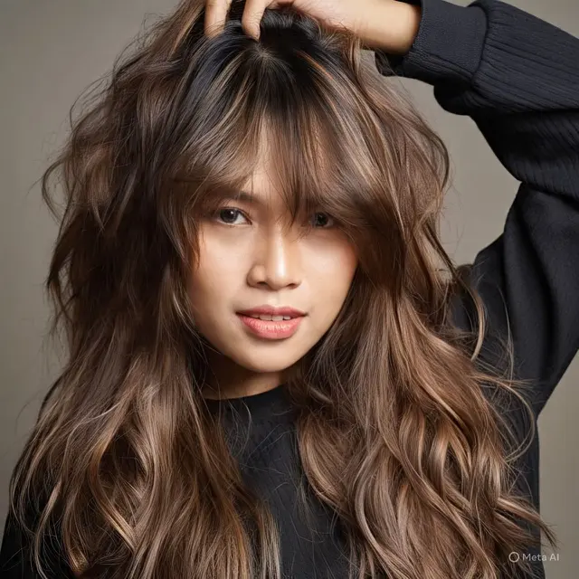 12 Model Rambut Segi Layer Panjang Terpopuler 2025, Inspirasi Gaya ...