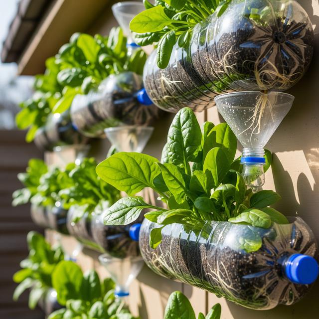 7 Cara Membuat Kebun Vertikal di Balkon Pakai Botol Plastik Bekas ...