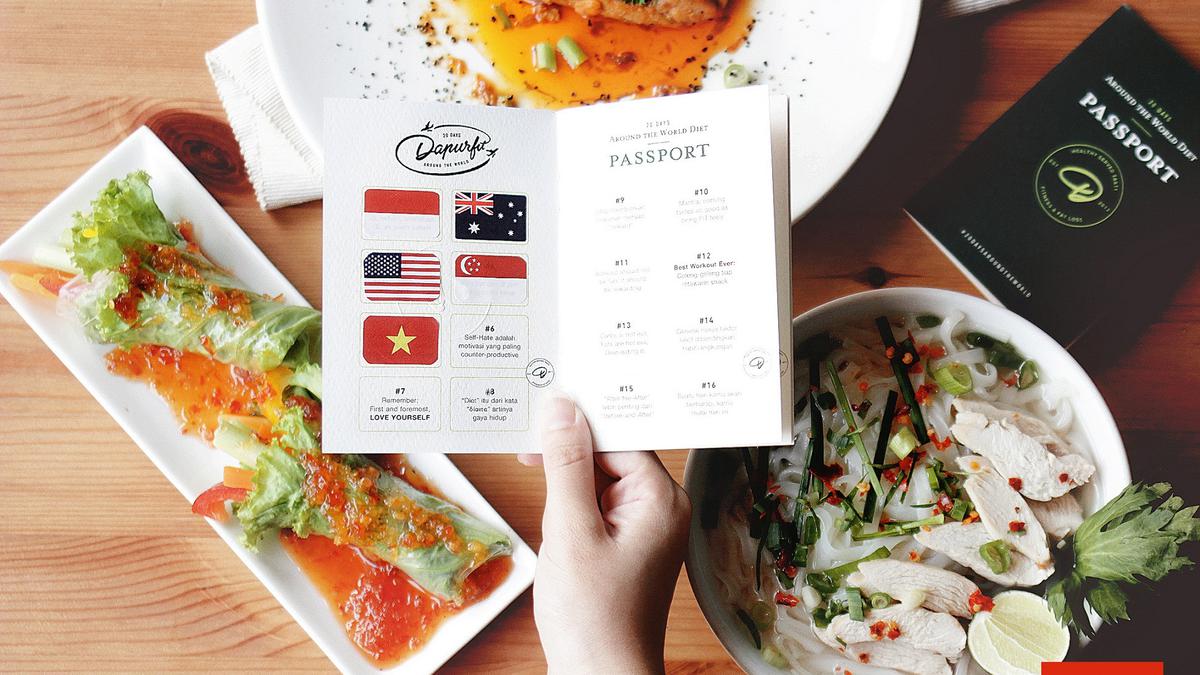 Sensasi Diet 20 Hari Keliling Dunia dengan 160 Menu Lezat dari 40 Negara