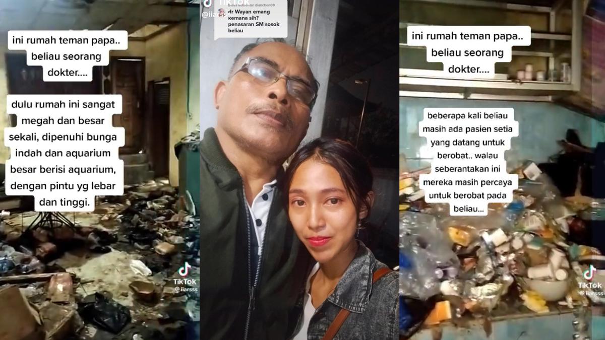 Viral Kisah Dokter Wayan Karawang, Tinggal di Rumah Penuh Sampah dan ...
