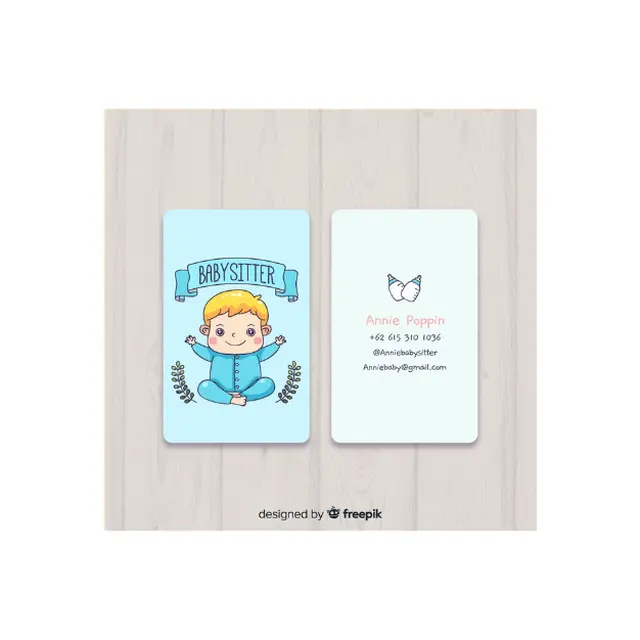 10 Desain Kartu Nama Bayi Lucu dan Cara Membuatnya yang Mudah - Hot ...