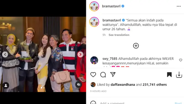 Natasha Willona Rayakan Ultah Verrell Bramasta bersama Keluarga: Alhamdulillah Waktunya Tiba ...