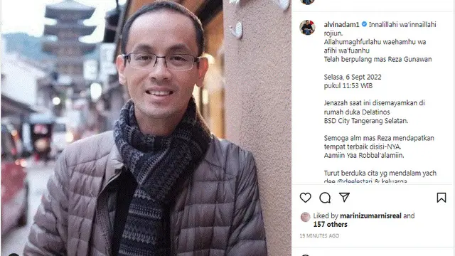 Jenazah Reza Gunawan Suami Dewi Lestari Bakal Dikremasi - ShowBiz ...