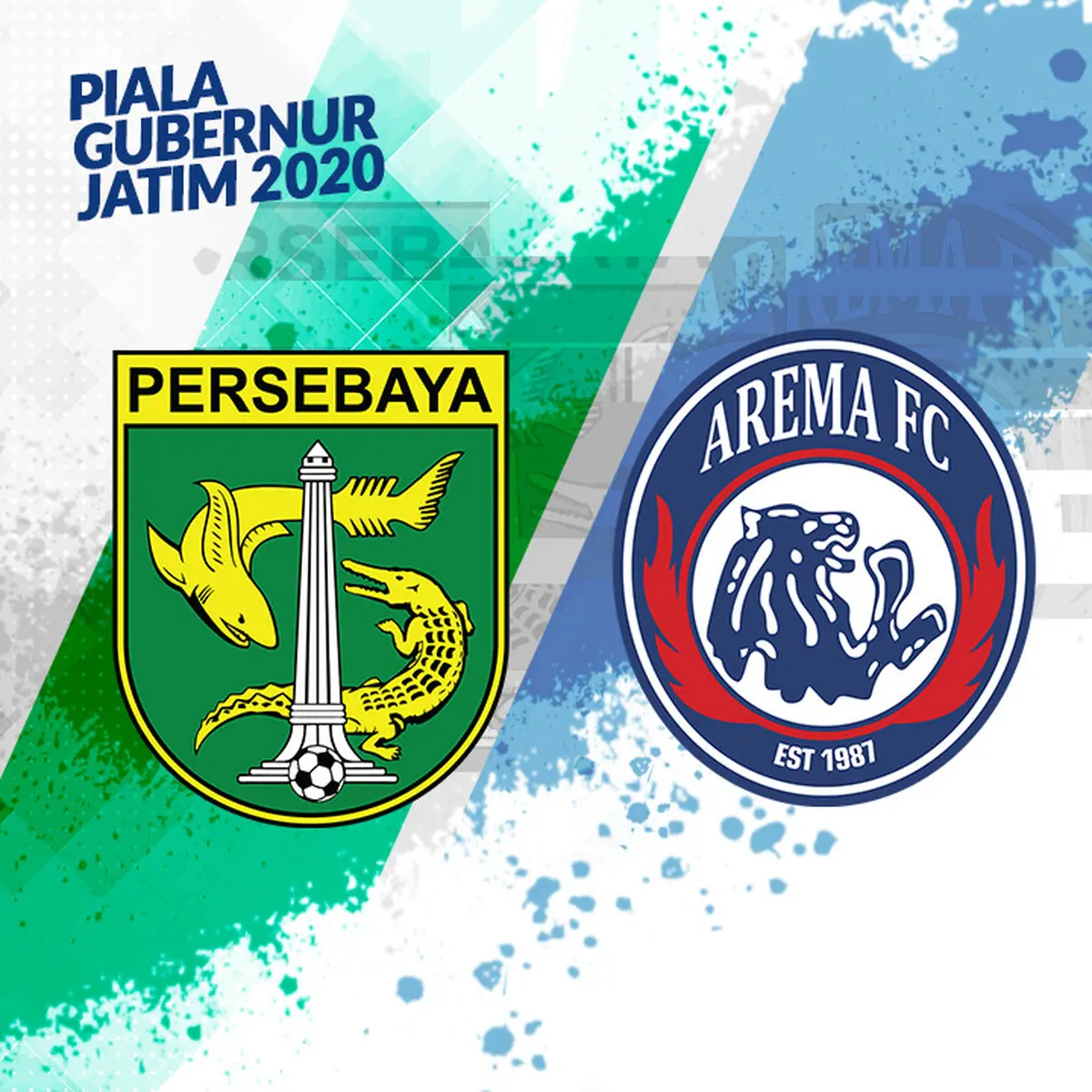 Persebaya Vs Arema Logo Jelang Super Big Match Persebaya Vs Arema