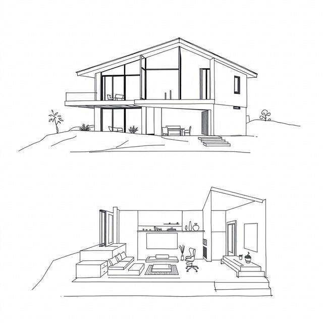 Rekomendasi Sketsa Gambar Rumah Minimalis Modern Terbaru 2025