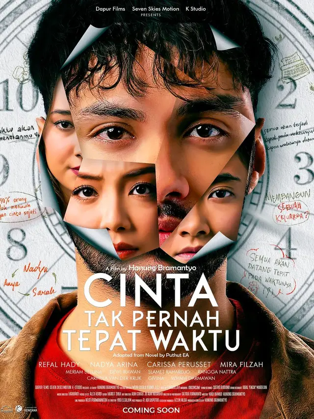 Adaptasi Novel Karya Puthut EA, Film 'Cinta Tak Pernah Tepat Waktu ...