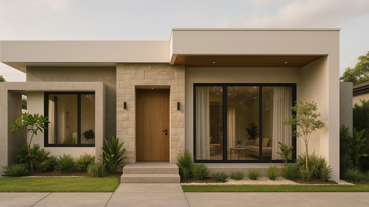 8 Desain Rumah 1 Lantai Minimalis Modern Elegan yang Populer di 2025