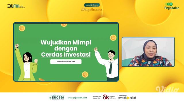 Gandeng Annisa Steviani, Webinar dari Pegadaian Beri Inspirasi Wujudkan Mimpi dengan Investasi ...