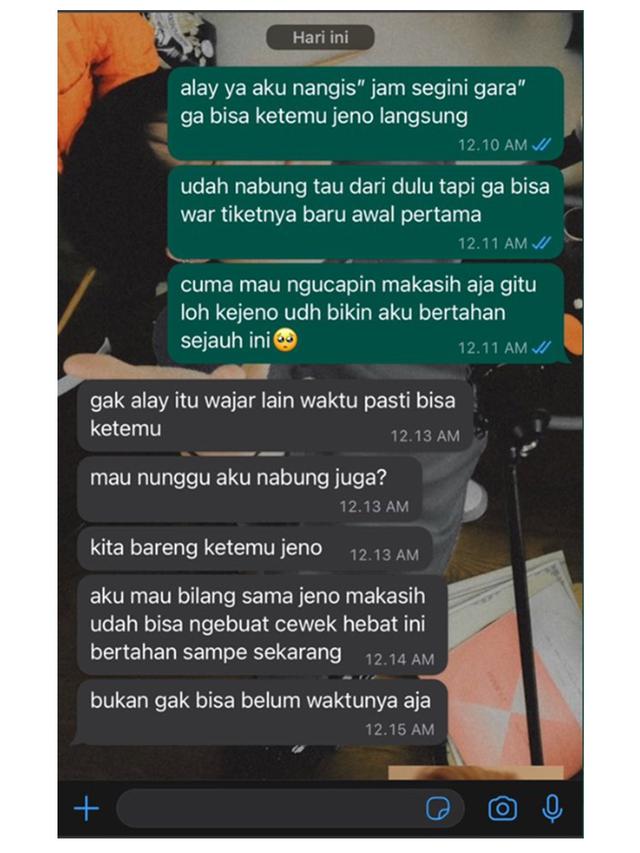 6 Balasan Chat Cowok ke Pacar Bahas Konser NCT Dream Ini Pengertian ...