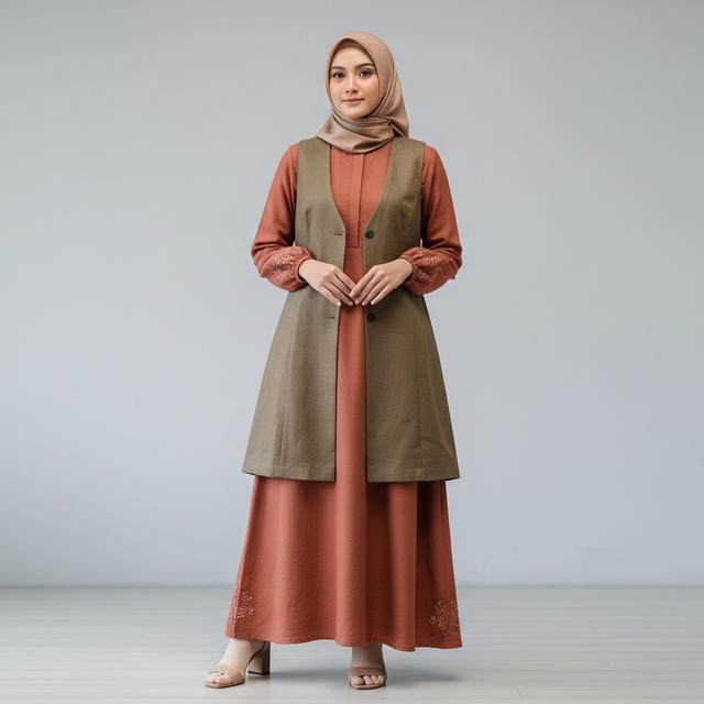 8 Tren Gamis Linen Muslimah 2026, Cocok Dikenakan saat Momen Bukber Ramadan