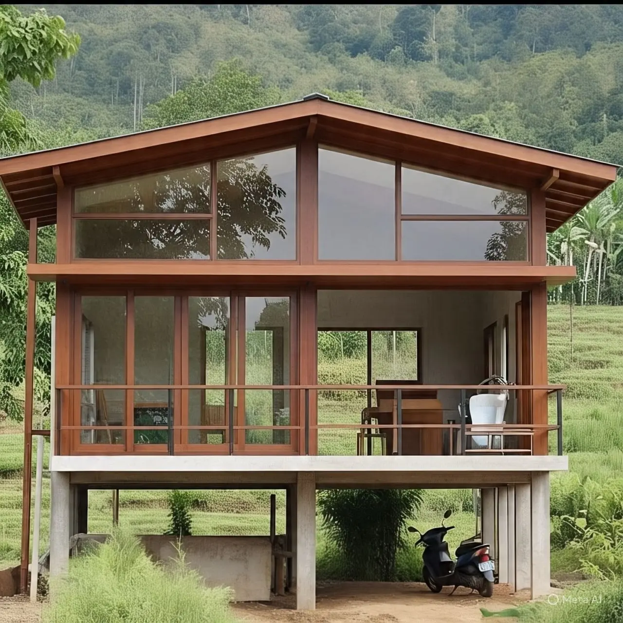 7 Desain Rumah Sederhana Berbentuk Panggung dengan Sentuhan Modern ...