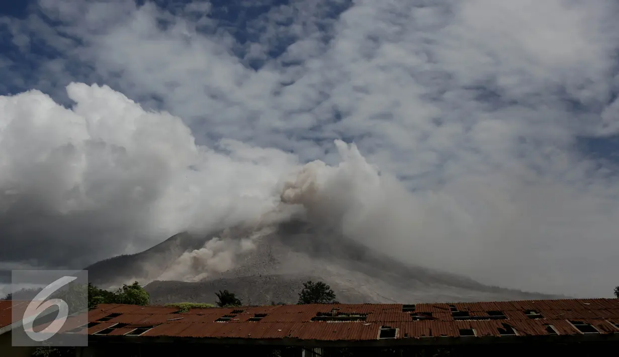 Sisa-Sisa Dari Letusan Dasyat Gunung Sinabung - Foto Liputan6.com