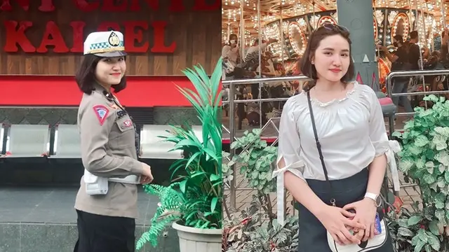 Disebut Mirip Boneka Susan, Ini 6 Potret Polwan Ipda Ajeng Sekar - Hot Liputan6.com