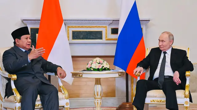 Prabowo-Putin Bahas Peluang Kerja Sama di Sektor Pertanian hingga Luar Angkasa - News Liputan6.com