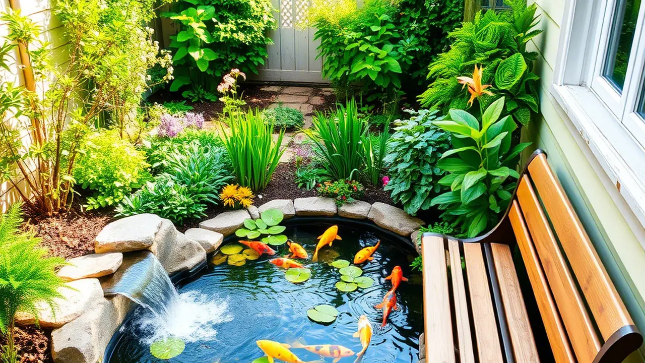 15 Model Kolam Ikan Minimalis Depan Rumah yang Simple dan Menenangkan ...