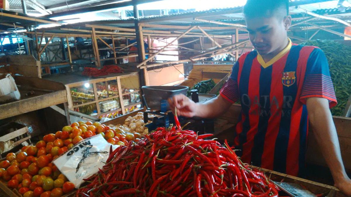Harga Cabai Rawit Merah Tembus Rp 90 Ribu per Kg - Bisnis Liputan6.com