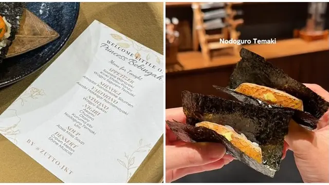 6 Potret Menu Omakase Erina Gudono, Ada yang Harganya Capai Rp 3 Juta ...