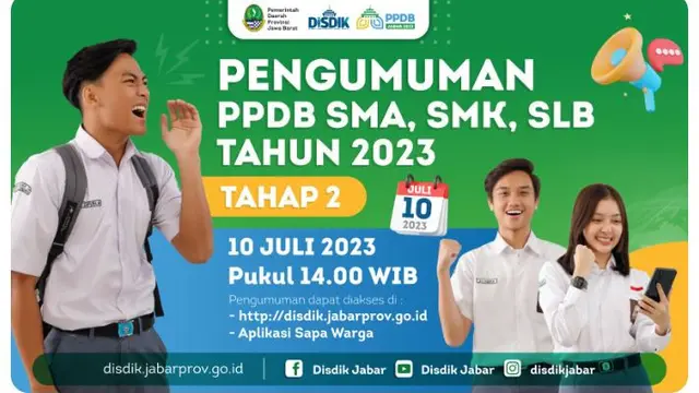 PPDB Jabar 2023: Cara Daftar Ulang Tahap Kedua Jenjang SMA - Regional Liputan6.com