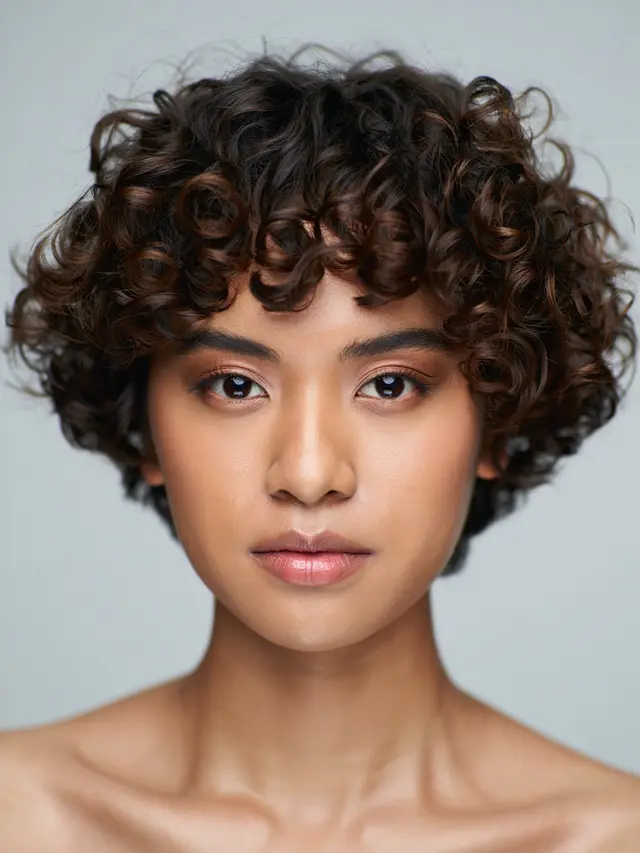 10 Tren Rambut Pendek Ikal Wanita yang Mudah Ditata, Gaya Modern untuk ...