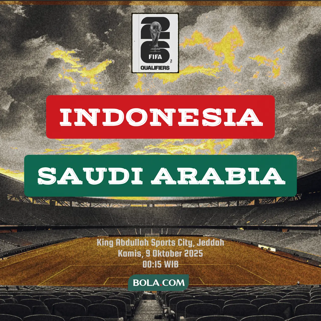 Jadwal Siaran Langsung Round 4 Kualifikasi Piala Dunia 2026: Timnas Indonesia Vs Arab Saudi ...