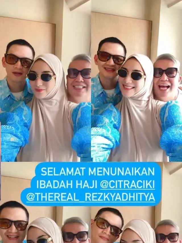 Rezky Adhitya Cukur Botak, Ini 6 Potretnya Bareng Citra Kirana saat Berangkat Haji - Hot ...