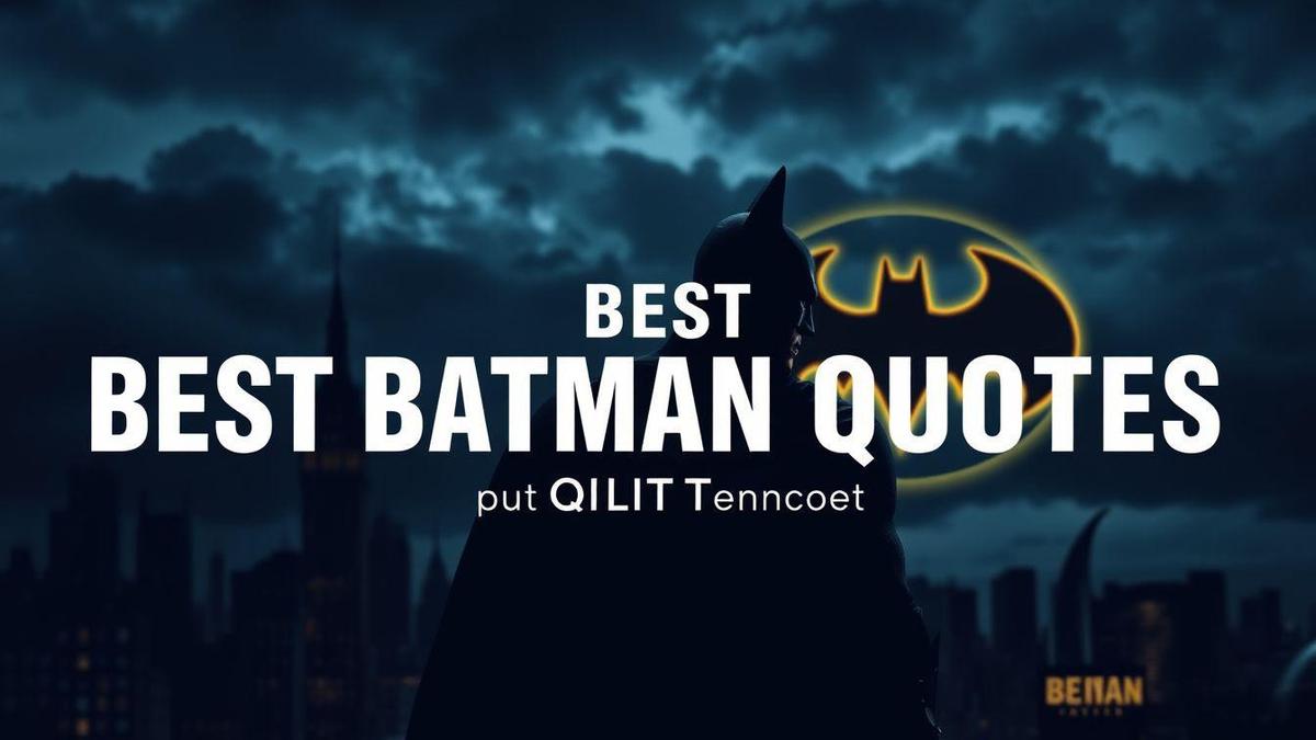 batman iconic lines