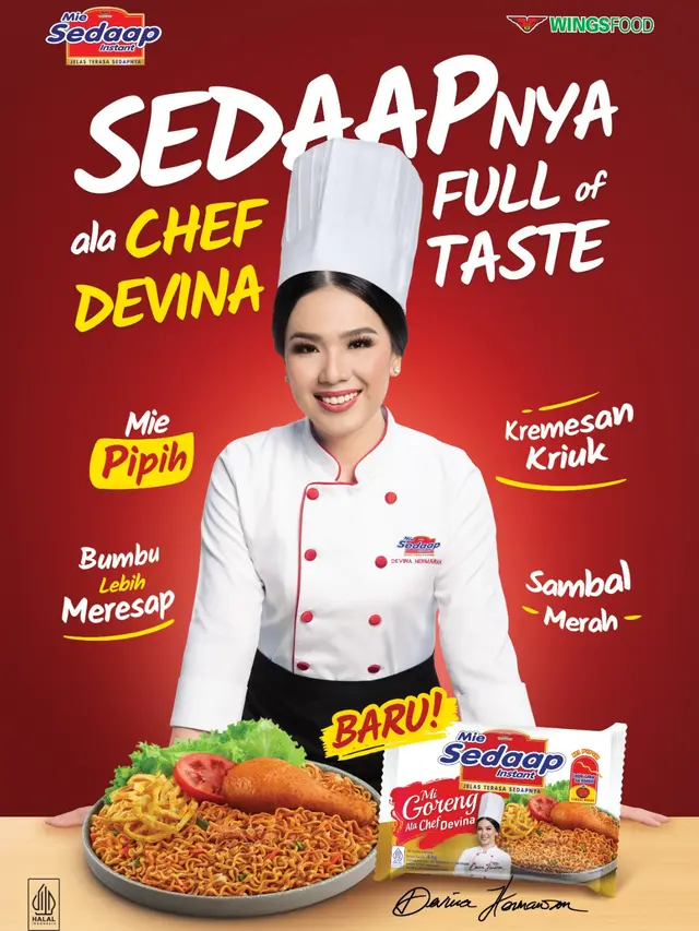 Laris di Pasaran! Mie Sedaap Goreng Chef Devina Langsung Jadi Favorit ...