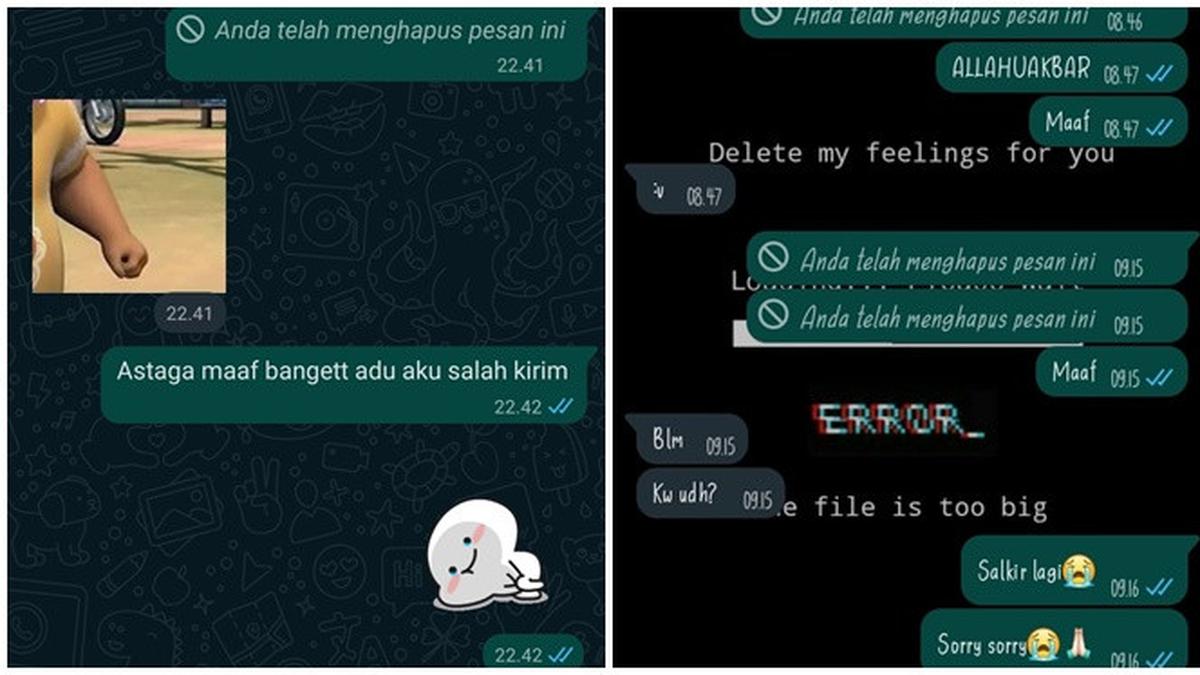 6 Chat Salah Kirim Pesan ke Gebetan Ini Kocak, Bikin Ngakak - Hot Liputan6.com