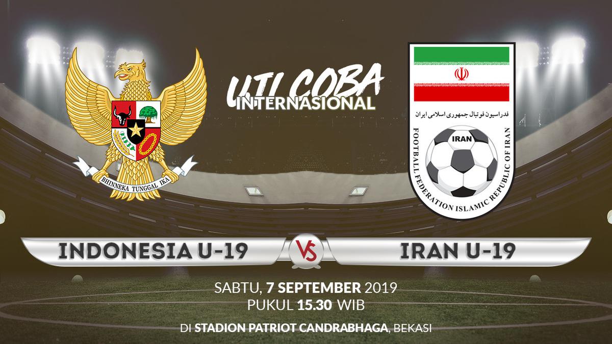 Live Streaming Uji Coba Timnas Indonesia U-19 Vs Iran di RCTI