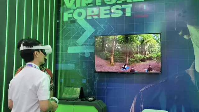 Rasakan Melihat Virtual Forest ala Perhutani di Indonesia Metaverse Show 2023 - Crypto Liputan6.com