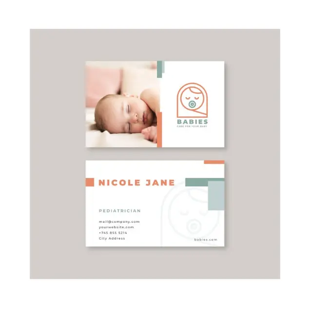 10 Desain Kartu Nama Bayi Lucu dan Cara Membuatnya yang Mudah - Hot ...