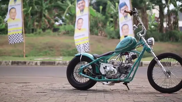 Butuh 1 Tahun, Lihat Keistimewaan Motor Kustom Chopper Ini - Otomotif ...