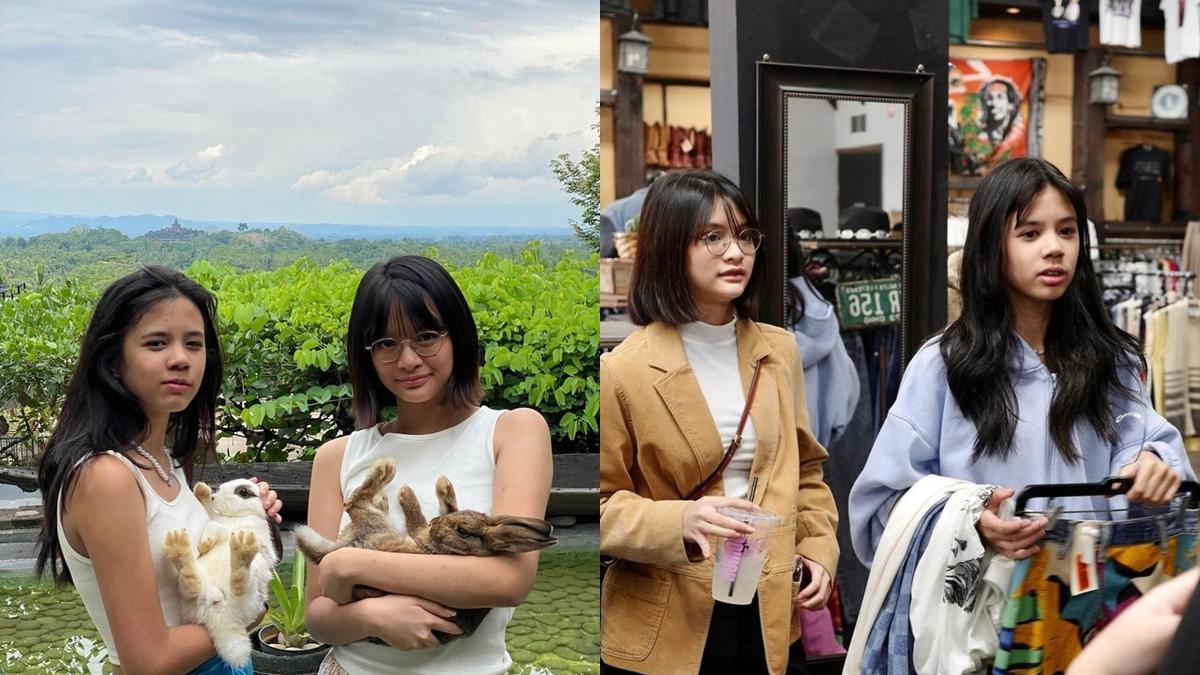 Jadi Bestie, Ini 7 Potret Kompak Safeea Ahmad dan Khadeeja Aisha