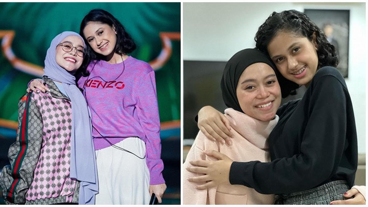 8 Potret Kebersamaan Lesty Kejora dan Anak Ramzi, Sudah Seperti Saudara ...