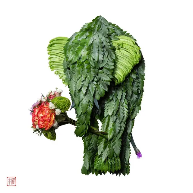 Seniman Ini Rangkai Bunga dan Daun Jadi Bentuk Binatang, 7 Potretnya ...