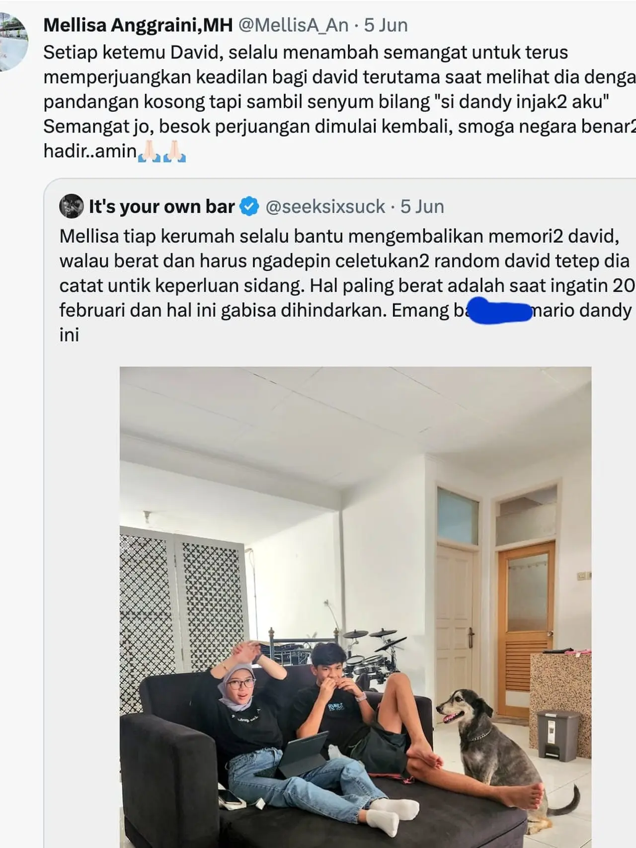 Momen David Ozora Dengan Tatapan Mata Kosong Sambil Senyum Berkata: Si Dandy Injak-Injak Aku ...