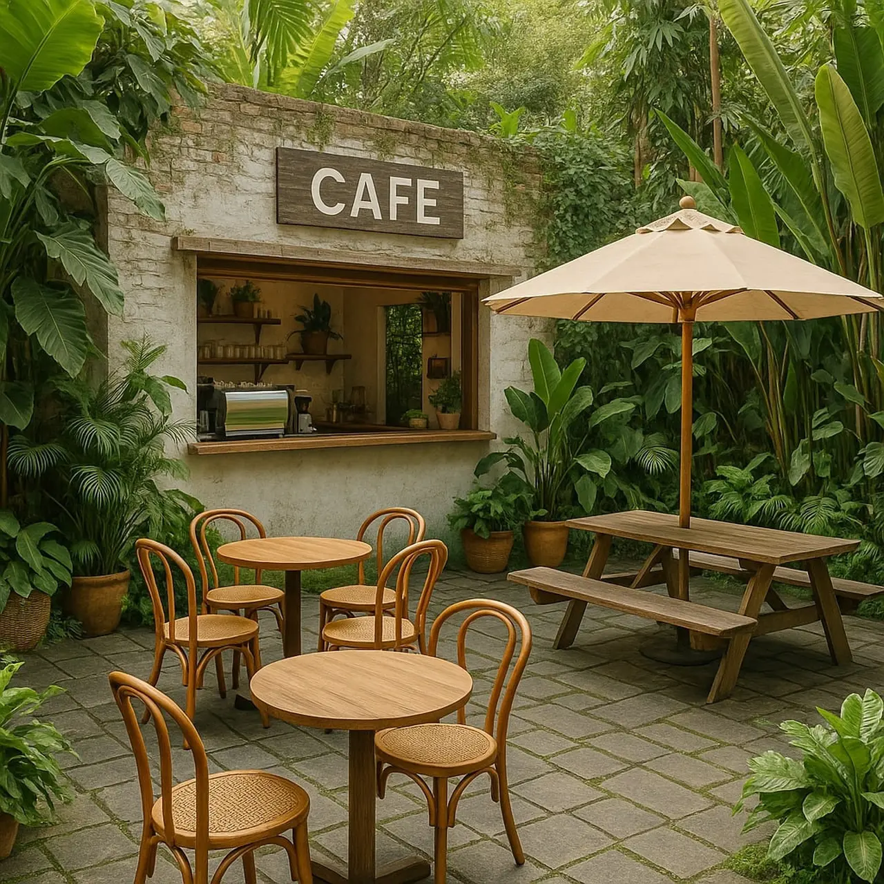 7 Inspirasi Konsep Cafe Outdoor Estetik, Tawarkan Berbagai Spot Menarik dan Cantik