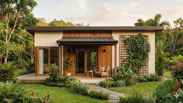 8 Model Rumah Mungil dengan Tanaman Rambat di Sisi Rumah, Bikin Hunian ...