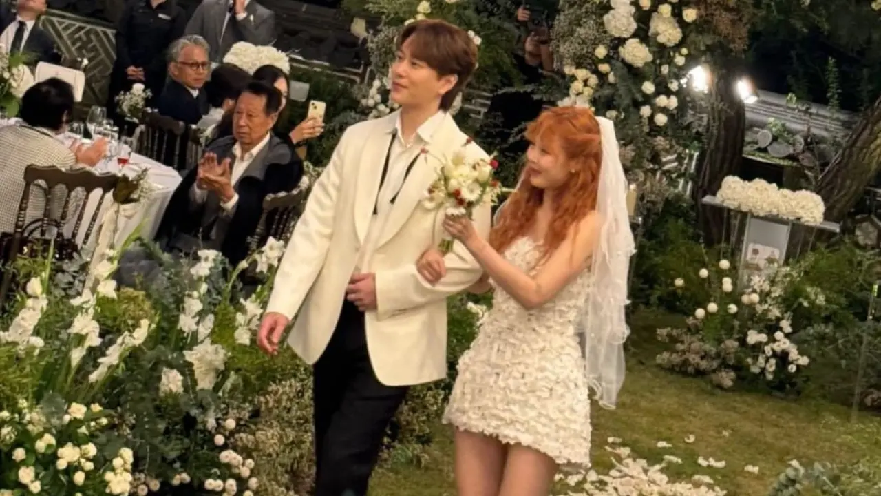 HyunA dan Yong Jun Hyung Resmi Menikah, Momen Indah di Altar Jadi Viral - Lifestyle Liputan6.com