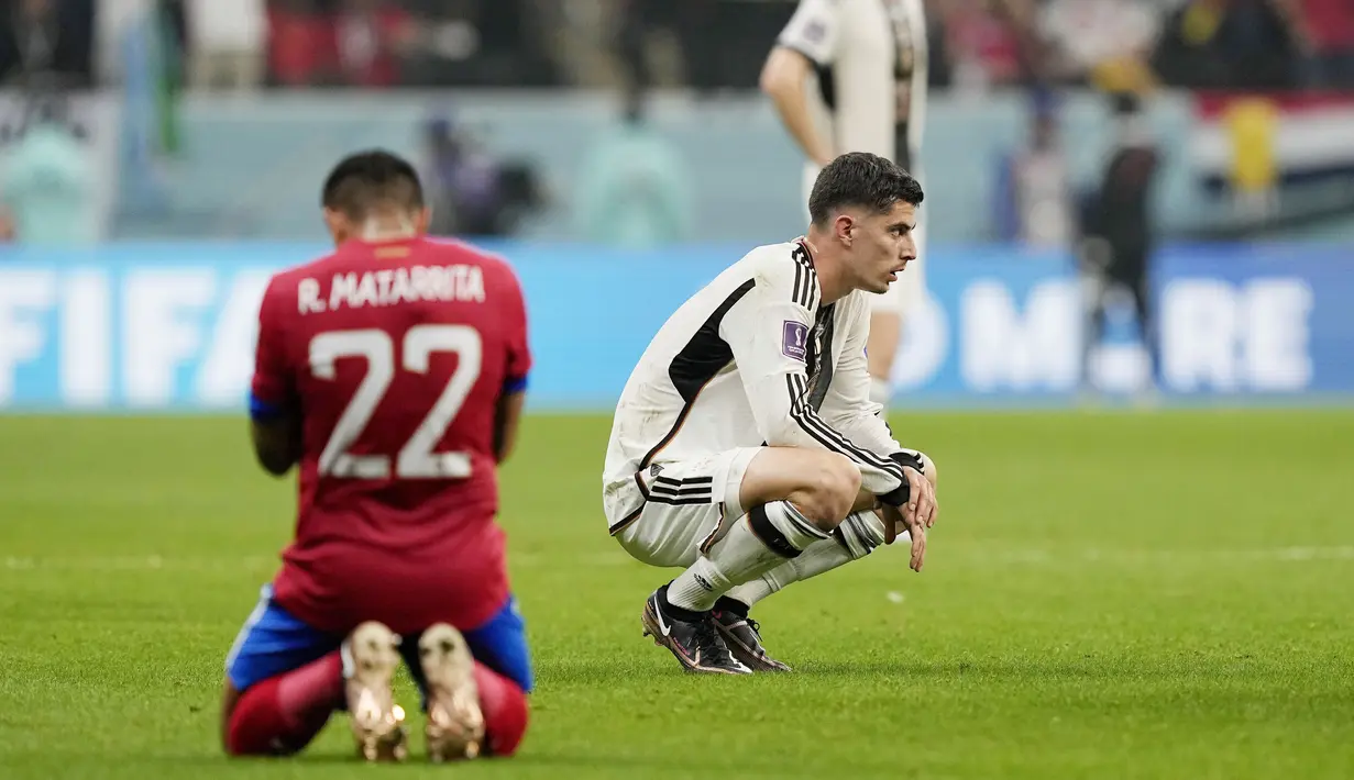 Foto: Tangisan Kai Havertz Usai 2 Golnya Gagal Antarkan Jerman ke 16 ...