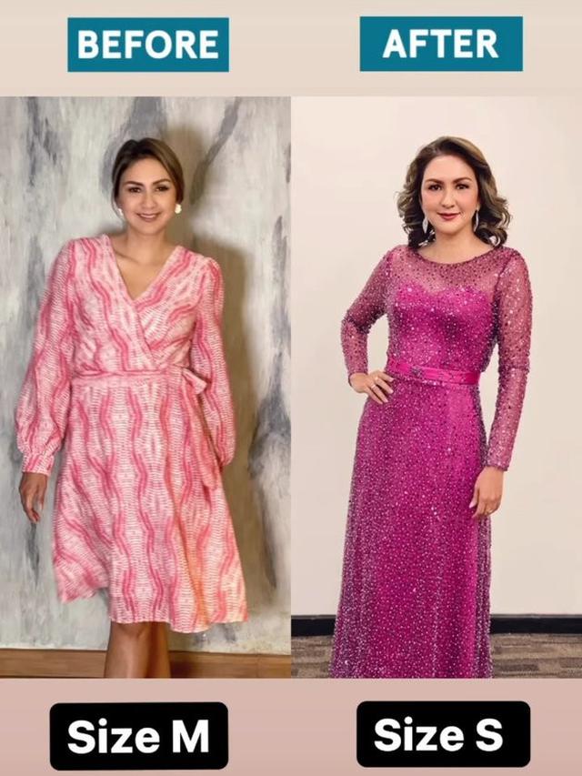 7 Potret Donna Agnesia Ini Makin Langsing, Sukses Turunkan Berat Badan ...