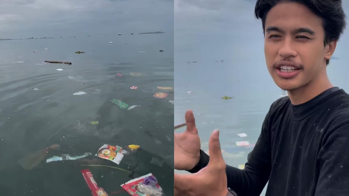 Pandawara Ungkap Sampah Plastik Berserakan di Tengah Laut Lampung, Ada ...