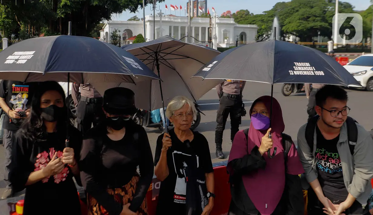 Aksi Kamisan ke-806 Desak Pemerintah Tuntaskan Kasus Pelanggaran HAM Berat