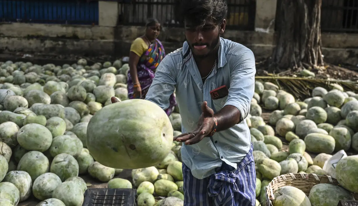 FOTO: Penampakan Labu Setan Selama Festival Durga Puja di India - Foto ...