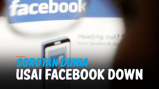Berita Facebook Down Hari Ini - Kabar Terbaru Terkini | Liputan6.com